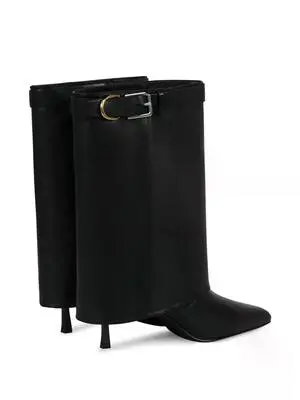 POTAMY 70mm Buckle-detail Leather Boots