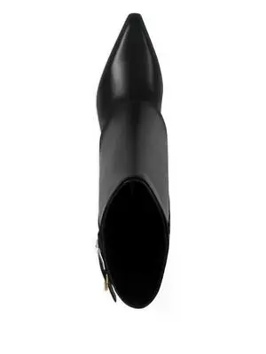 POTAMY 70mm Buckle-detail Leather Boots