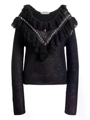 Alberta Ferretti Frill Sweaters For Women