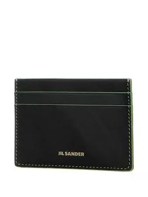JIL SANDER Logo-detail Leather Card Holder