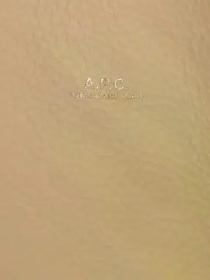 A.p.c. Leather Tote Bag - Neutrals