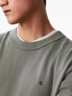 Calvin Klein Logo-detail Knitted Sweater