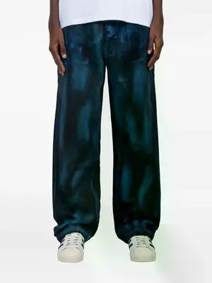 ARTE ANTWERP Paint Splatter Straight Leg Jeans