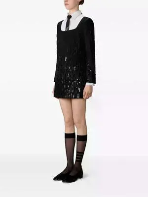 Thom Browne Sequined Mini Dress