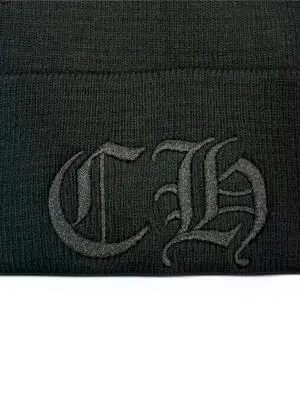 Chrome Hearts Embroidered Logo Beanie - Black