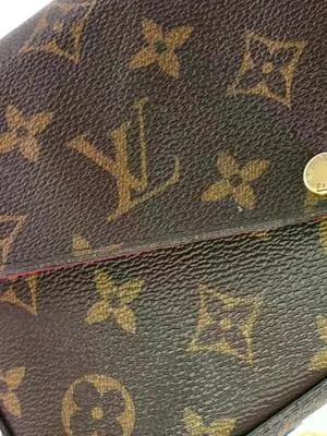 LOUIS VUITTON Felicie Pochette Monogram Canvas Crossbody Bag - Brown