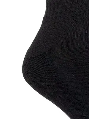 Attico Logo-detail Crew Socks