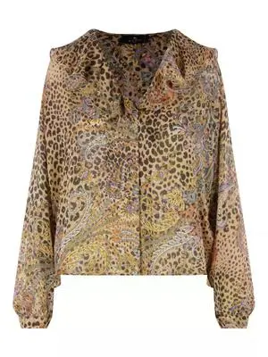 Etro Printed Silk Shirt