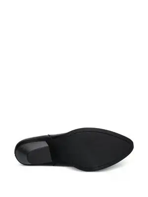 Versace 85mm Pointed-toe Logo-detail Boots