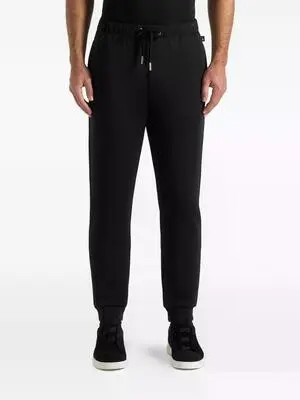 Manière De Voir Dion Tapered-fit Elasticated-cuffs Track Pants - Black