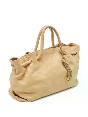 Furla Chevron-pattern Leather Tote Bag