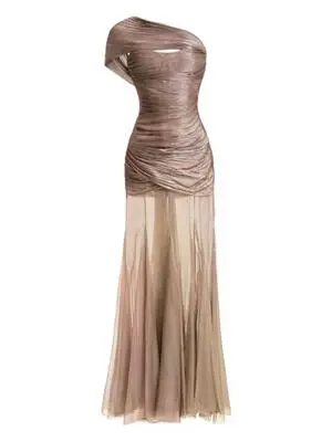 MARIA LUCIA HOHAN One-shoulder Maxi Dress