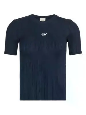 Calvin Klein Ribbed Logo T-shirt