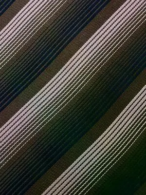 LANVIN Diagonal Stripe Silk Neck Tie