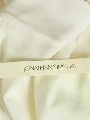 Simkhai Satin-trim Crepe Trousers