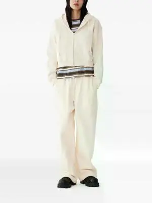 STUDIO TOMBOY Fleece-lined Track Pants - Neutrals