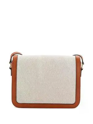 Celine Triomphe Canvas Shoulder Bag - Brown