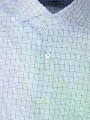 ATELIER MUNRO Buttoned Check Dress Shirt