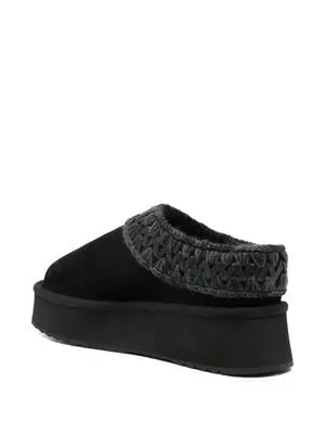 Mou 50mm Platform Slippers - Black