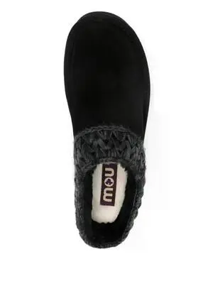 Mou 50mm Platform Slippers - Black