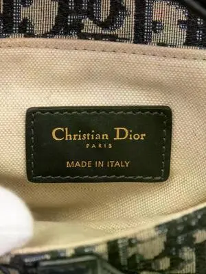 Dior 2019 Mini Oblique Canvas Saddle Bag - Blue