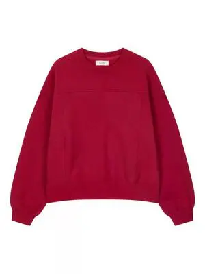 STUDIO TOMBOY Fleece-lined Sweatshirt - Red
