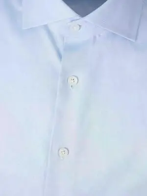 ATELIER MUNRO Buttoned Ribbed Dress Shirt