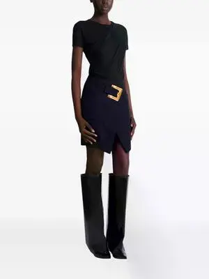 Balmain Grain De Poudre Mini Skirt