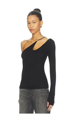 Michael Lauren Usher Asymmetrical Longsleeve Top