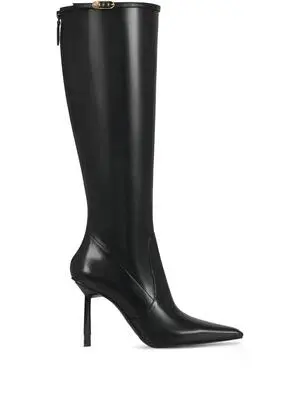 POTAMY 100mm Buckle-detail Boots - Black
