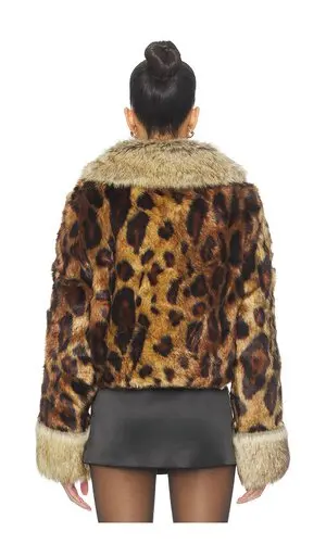 UNREAL FUR Hidden Tiger Faux Fur Jacket