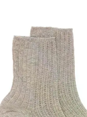 ALTO MILANO Embroidered-logo Socks