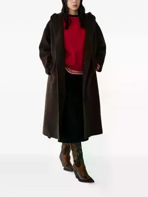 STUDIO TOMBOY Hooded Wool Coat