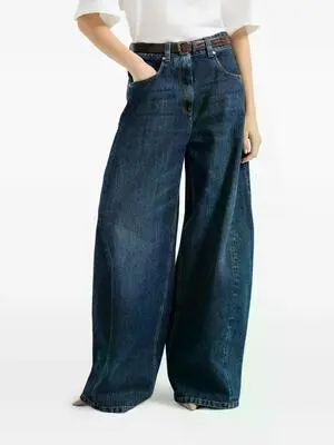 Brunello Cucinelli Zip-fastening Wide-leg Jeans