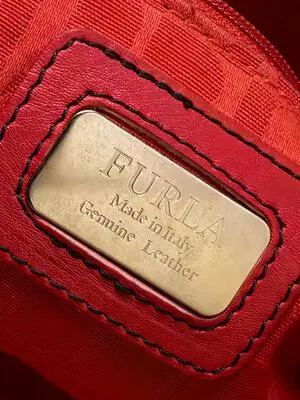 Furla Leather Fold-over Shoulder Bag