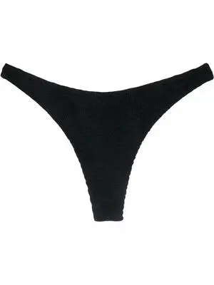 Bond Eye Bound Seersucker Bikini Bottom - Black