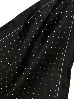 TOM FORD Polka-dot Pocket Square - Black