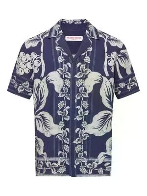 Orlebar Brown Maitan Linen Shirt - Blue