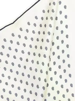 TOM FORD Paisley-print Pocket Square - Neutrals