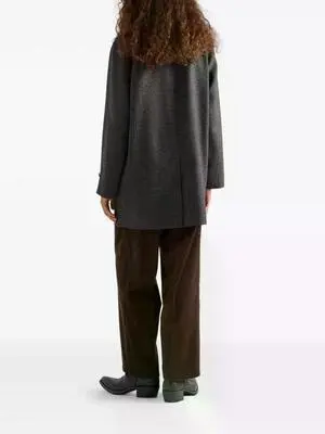 Prada Knit Coat With Raglan Sleeves