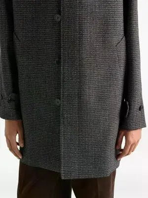Prada Knit Coat With Raglan Sleeves