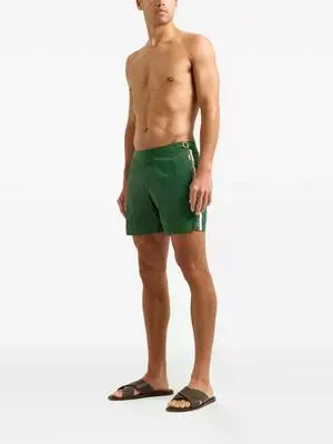 Orlebar Brown Bulldog Stripe-detail Swim Shorts - Green