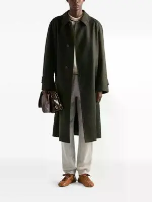 Prada Raglan Sleeve Wool Coat