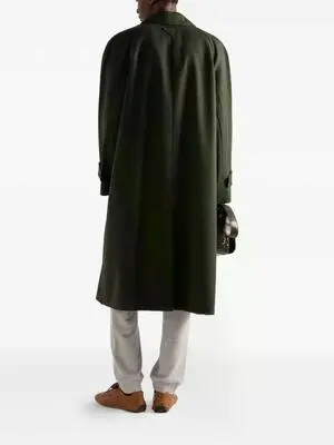 Prada Raglan Sleeve Wool Coat