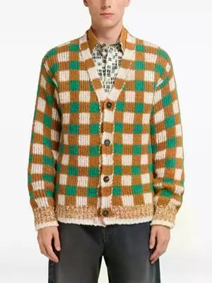 Marni Chequerboard Motif Cardigan