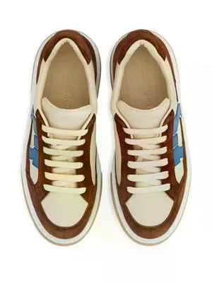 FERRAGAMO Gancini Low-top Sneakers - Neutrals