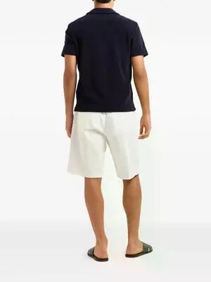 Orlebar Brown Terry Resort Polo-collar Top - Blue
