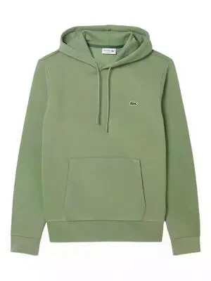 Lacoste Logo-appliqué Hoodie - Green