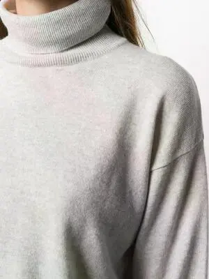 Brunello Cucinelli Cashmere Mock-neck Jumper - Grey