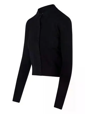 Max Mara Buttoned Collared Cardigan - Blue